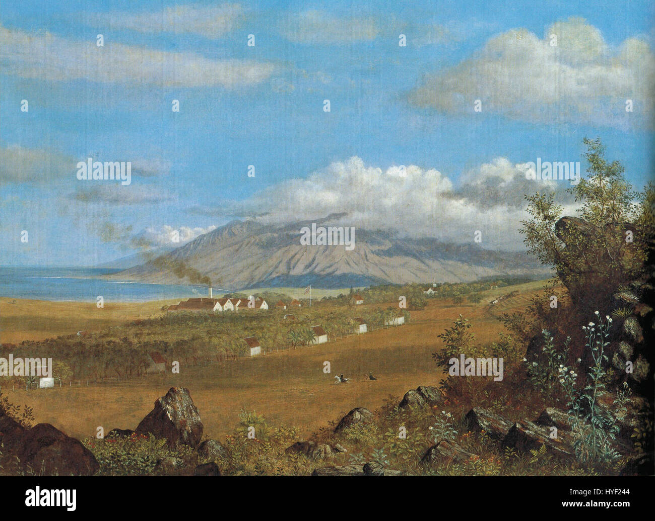 Enoch Wood Perry Jr.’s painting of Rose Ranch depicts the rural ...