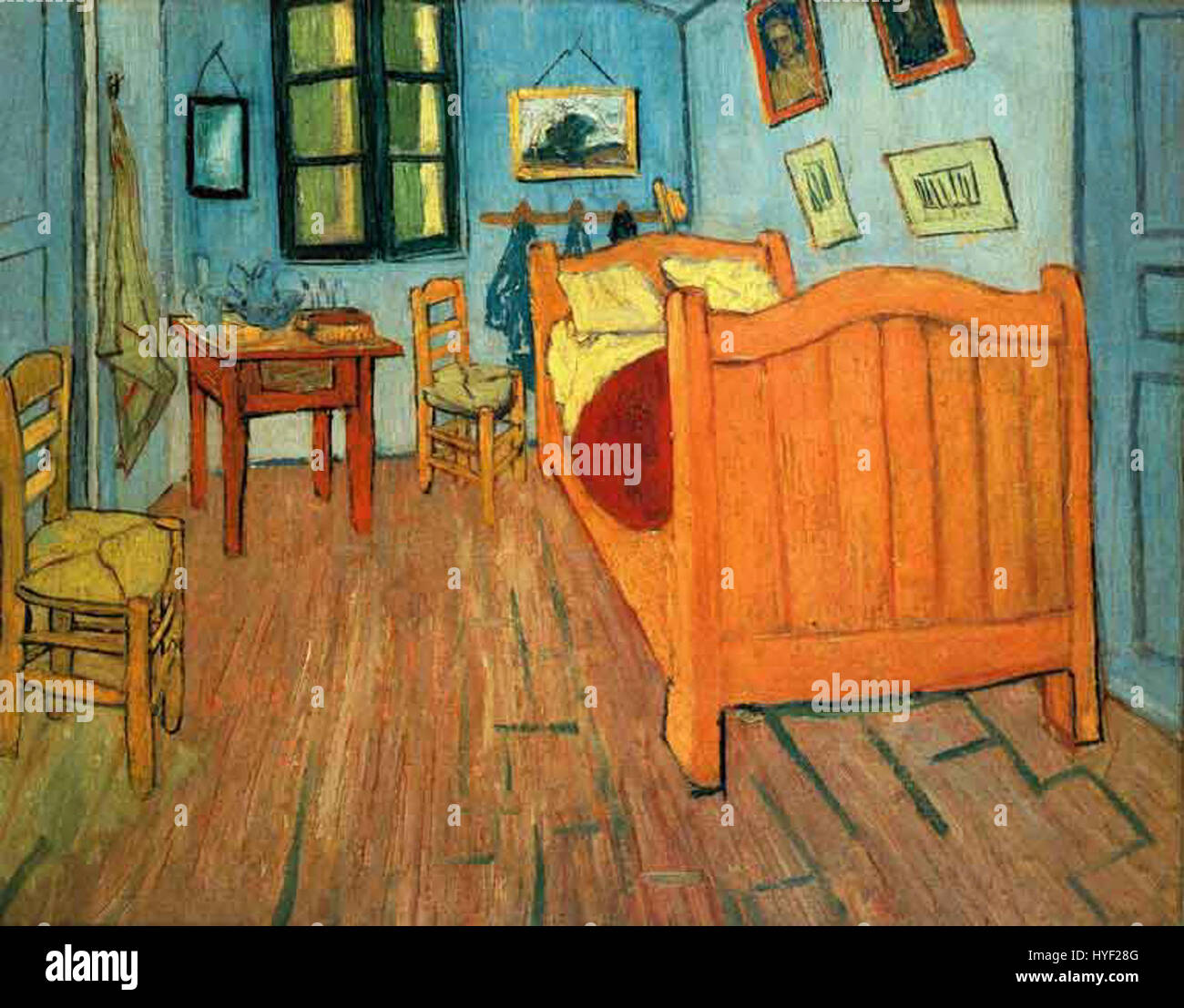 Vincent van Gogh's 'Bedroom in Arles' is a famous 1888 painting that ...