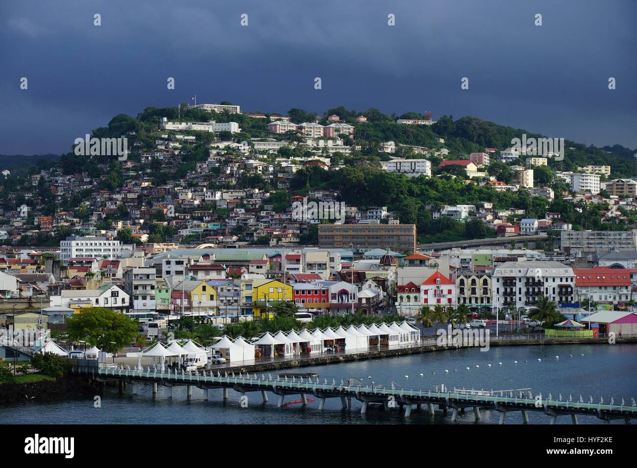 Fort-de-France, Martinique Island - Lesser Antilles, French overseas ...
