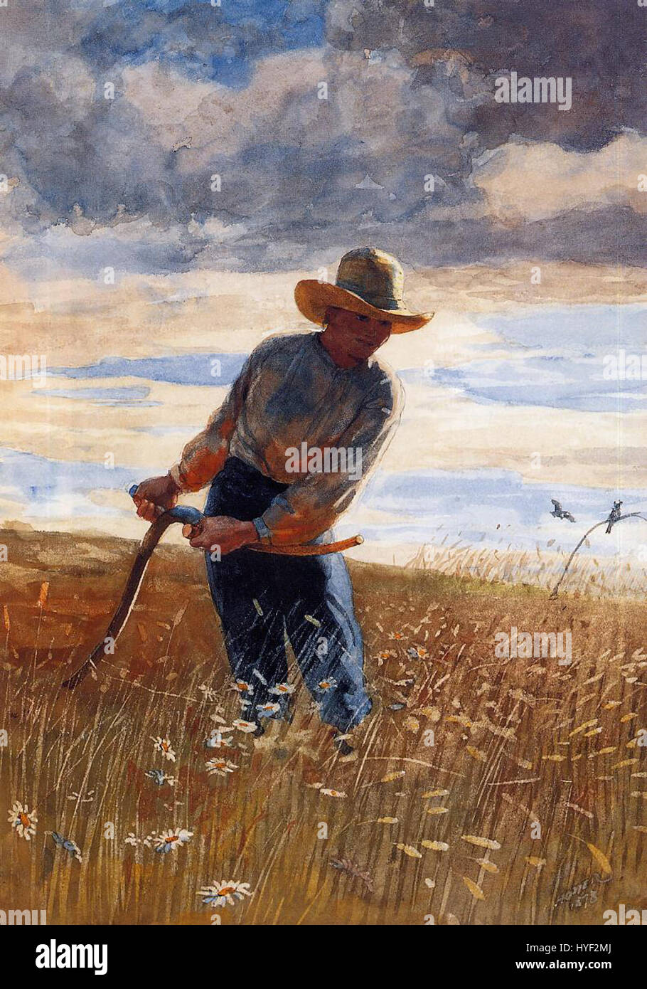 'The Reaper' by Winslow Homer is an artwork that likely explores themes ...