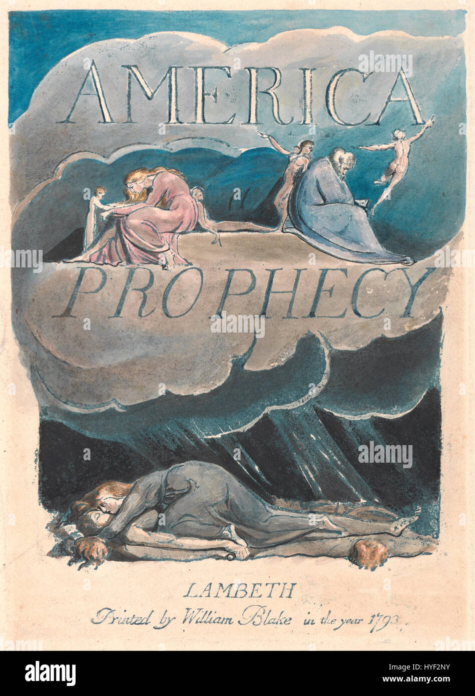 William Blake’s 'America. A Prophecy' Plate 2 is a highly symbolic work ...