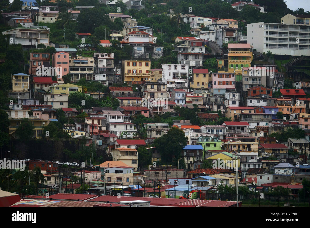 Martinique, island view hi-res stock photography and images - Alamy