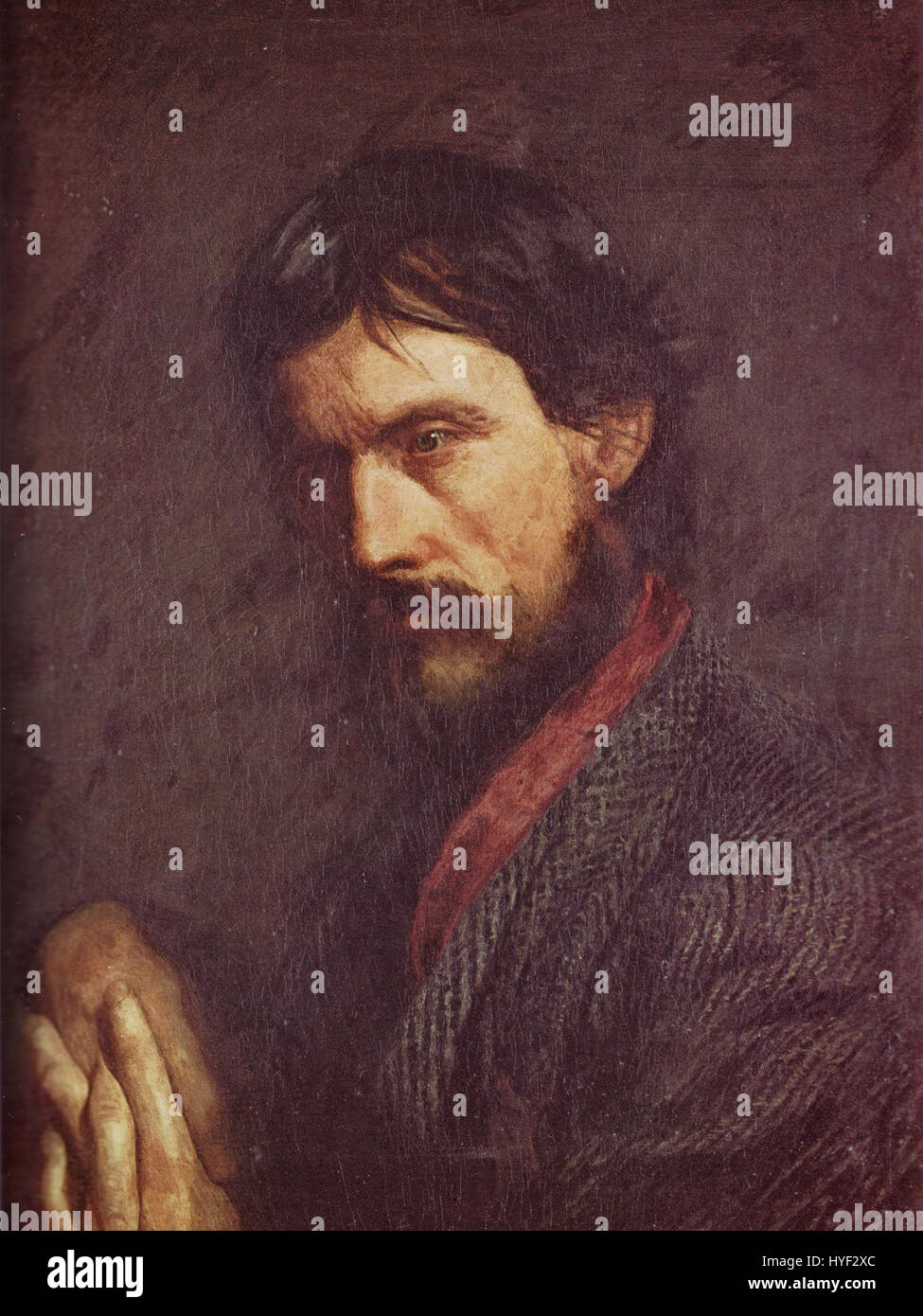 'The Veteran' is an evocative painting capturing an elderly soldier ...