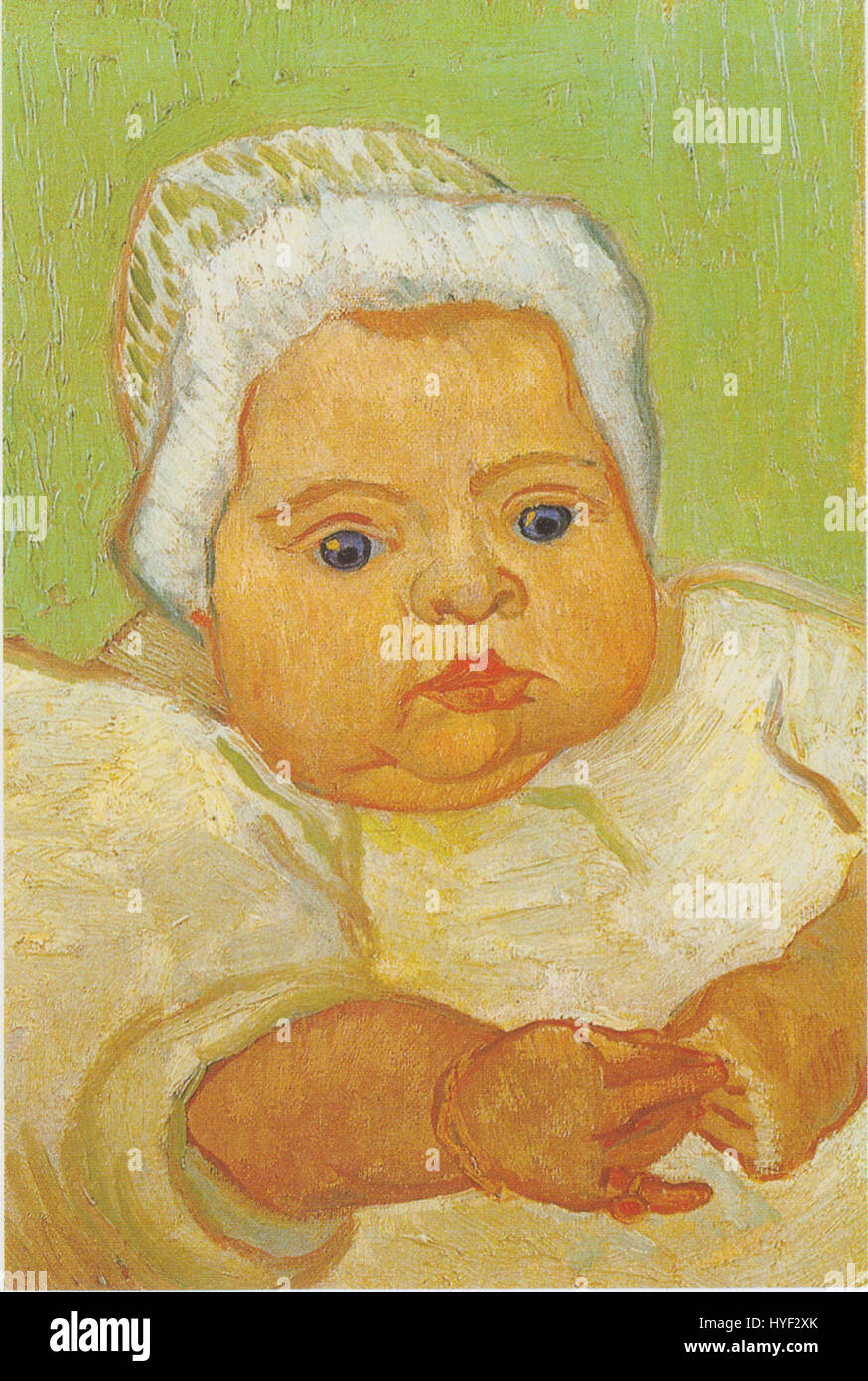 Vincent van Gogh's painting of Marcelle Roulin as a baby depicts the ...