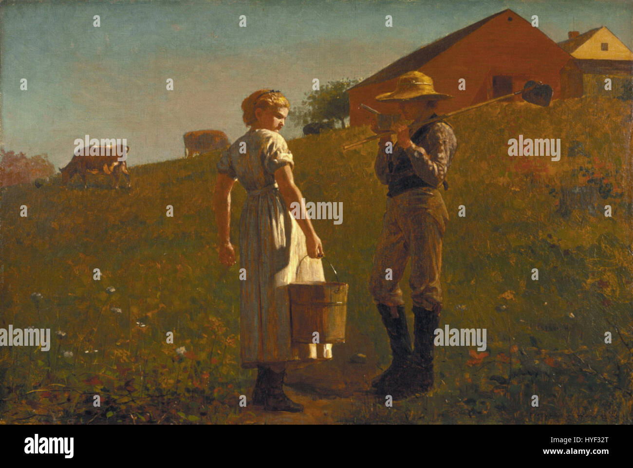 'A Temperance Meeting' by Winslow Homer portrays a gathering centered ...
