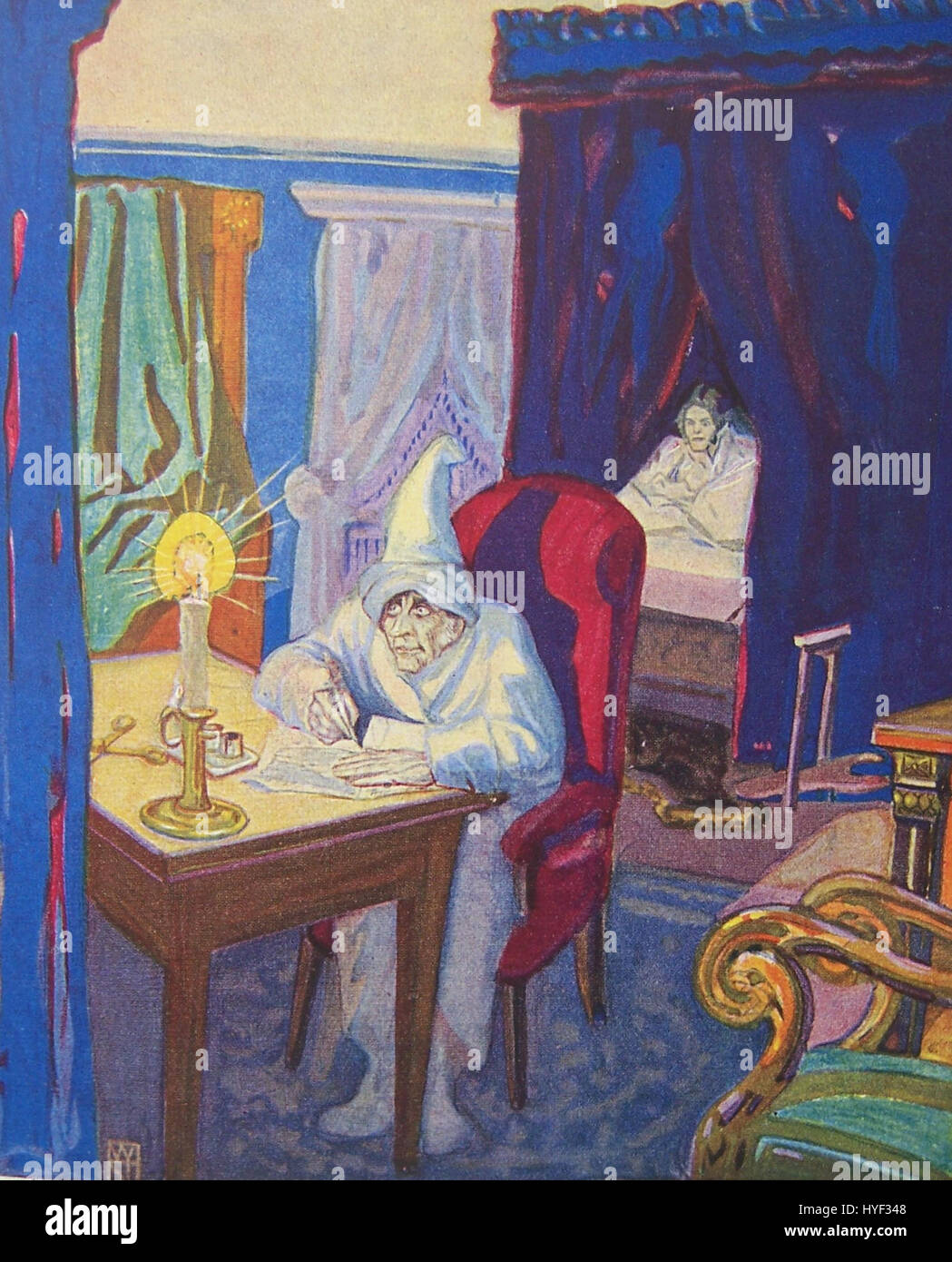 Wilhelm Stumpf Buchillustration13 Stock Photo - Alamy