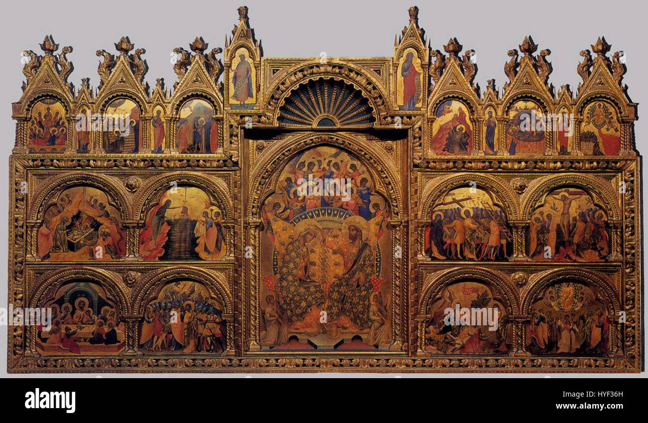 The Polyptych by Paolo Veneziano is an important example of Venetian ...