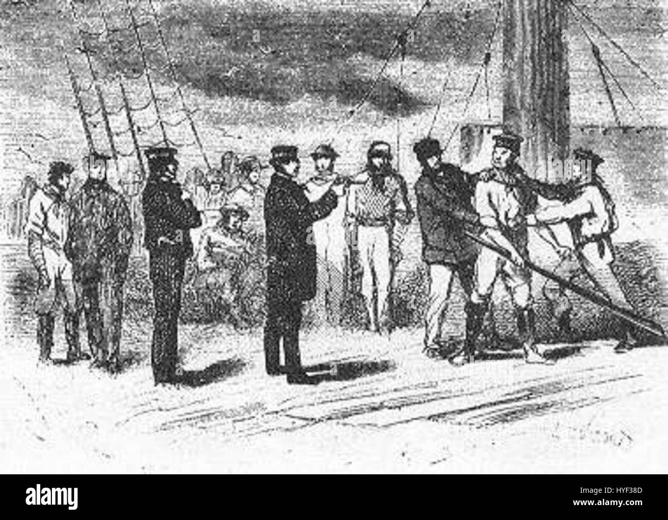 ‘The English at the North Pole’ by Riou and Montaut is an engraving ...