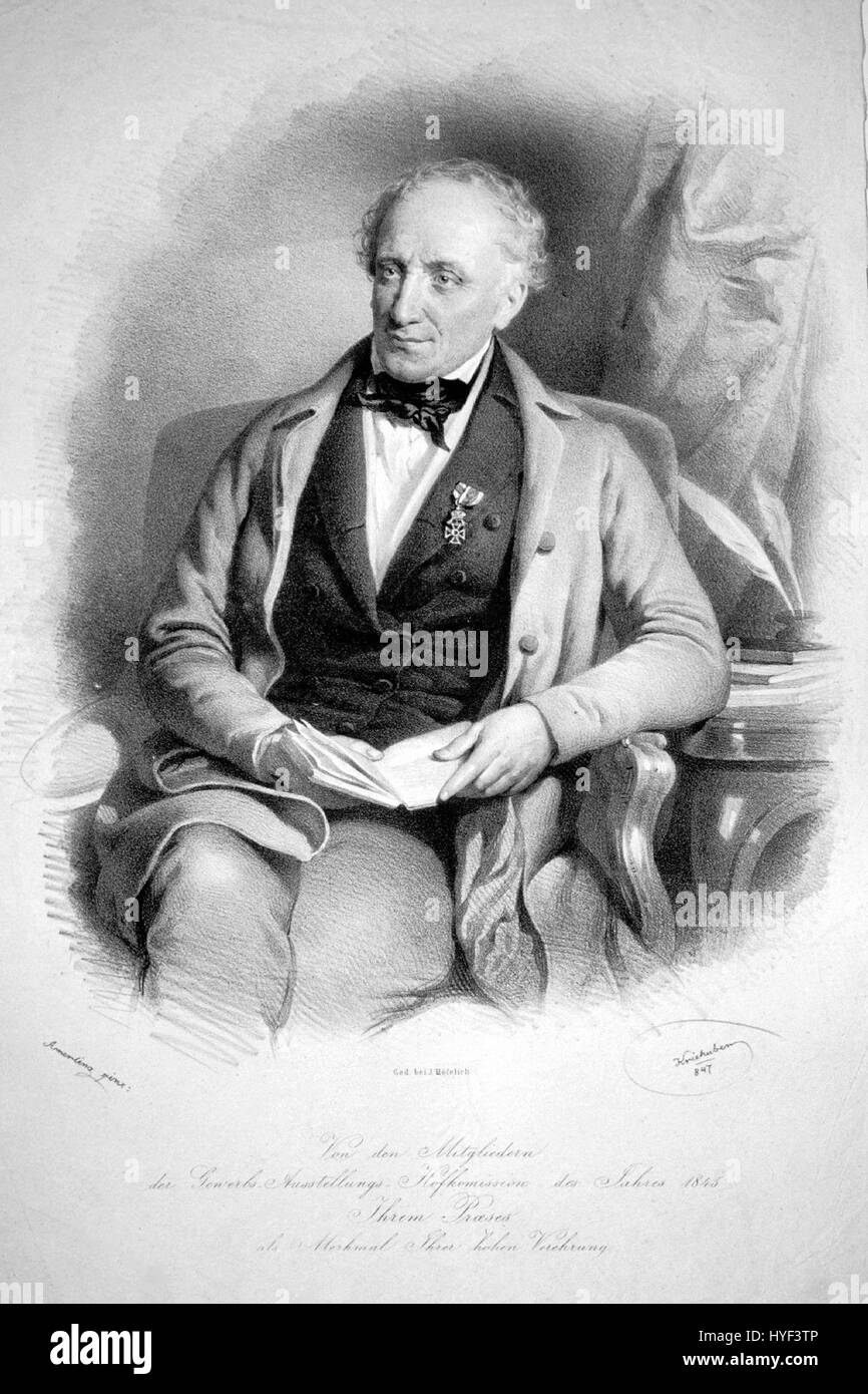 Andreas Baumgartner 1847 Litho Stock Photo - Alamy