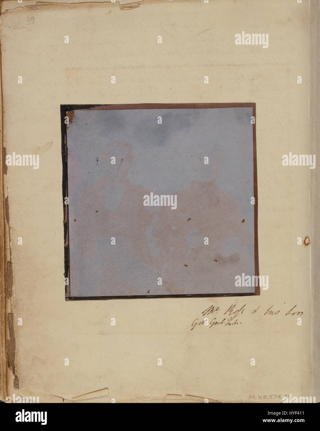 The artwork attributed to Dr. John Adamson, *Mr. Ross and His Son ...