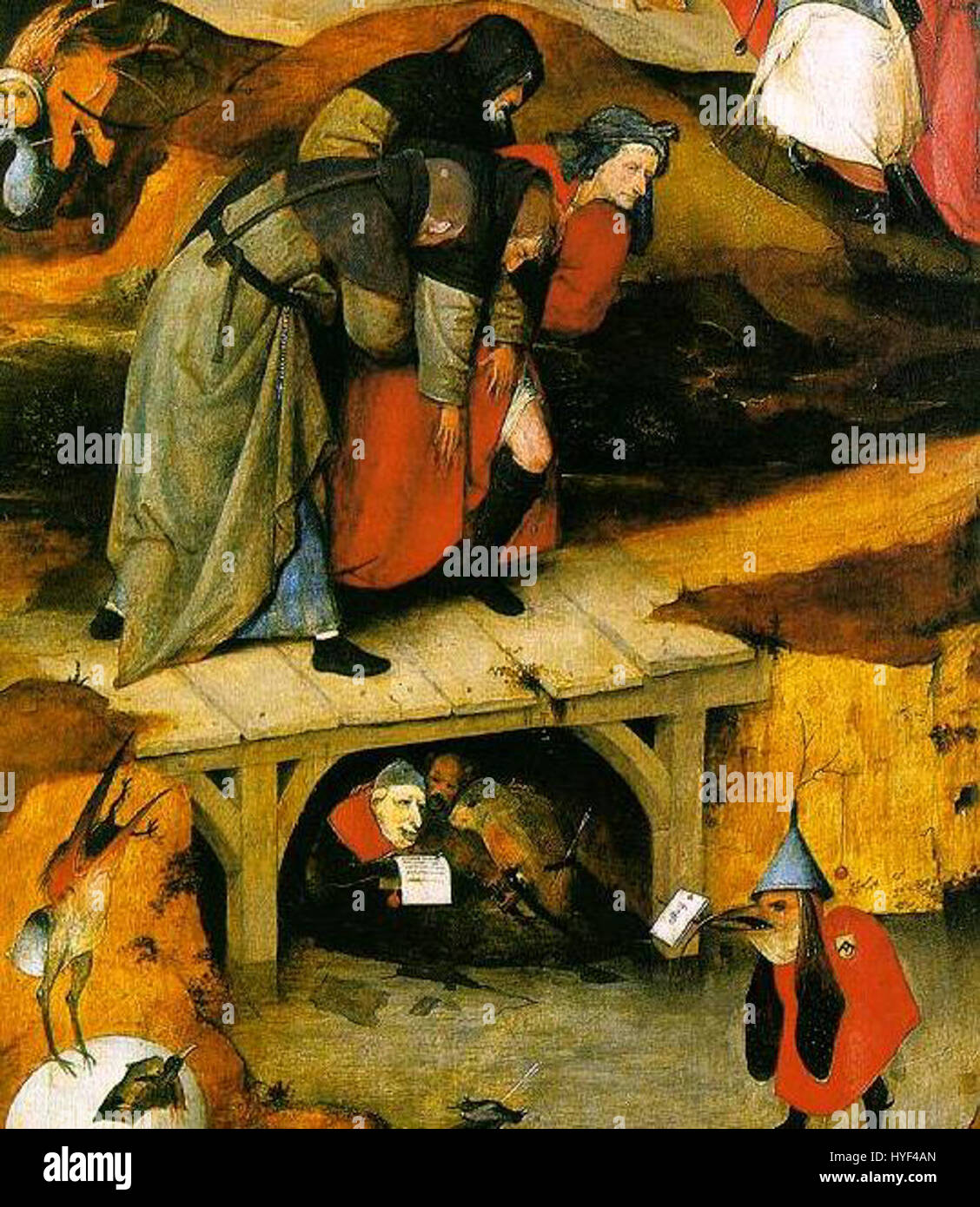 This detailed fragment from Hieronymus Bosch’s 'The Temptation of St ...