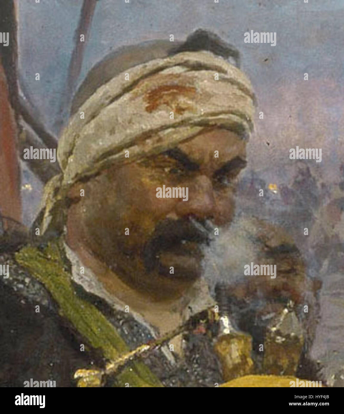 Ilya Repin’s 'Saporoger Kosaken' depicts a group of Cossacks ...