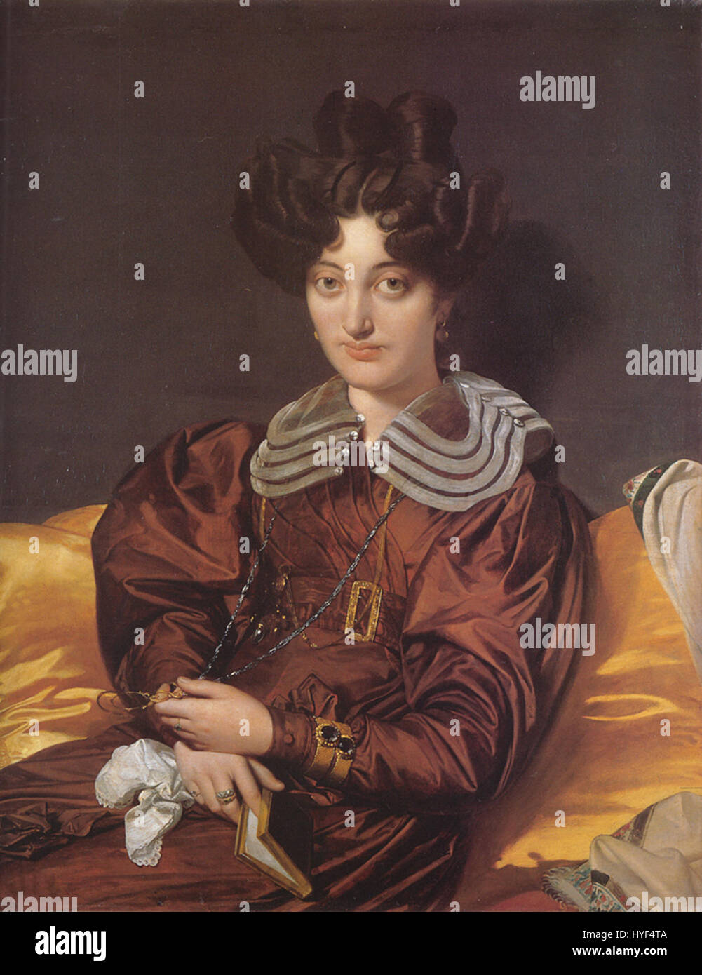 Jean Auguste Dominique Ingres’ portrait of Madame Marie Marcotte ...