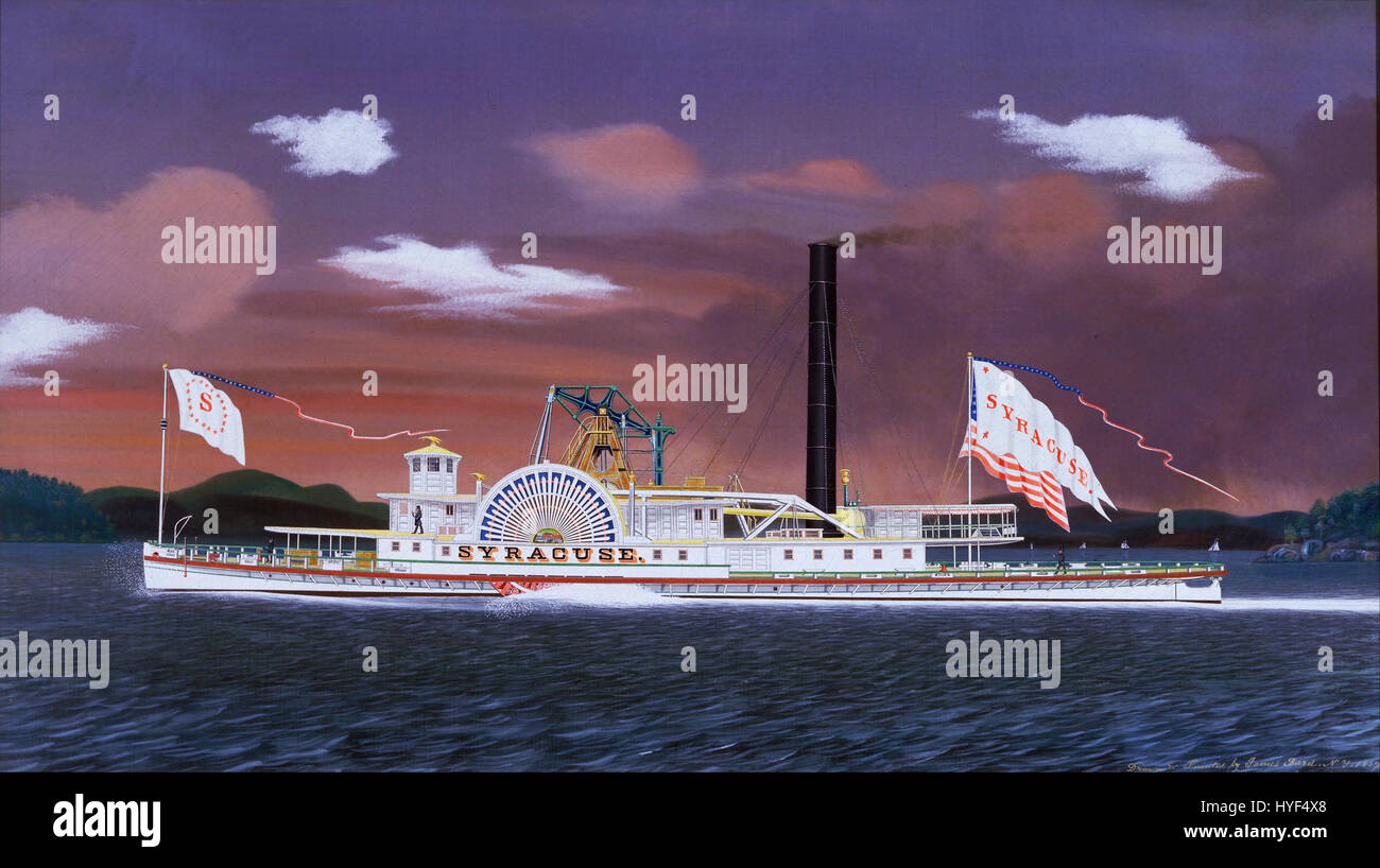 James Bard The Steamship Syracuse Google Art Project Stock Photo - Alamy