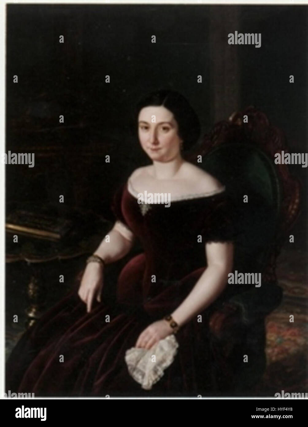 'Retrat de dona' by Joaquim Espalter i Rull is a classic portrait ...