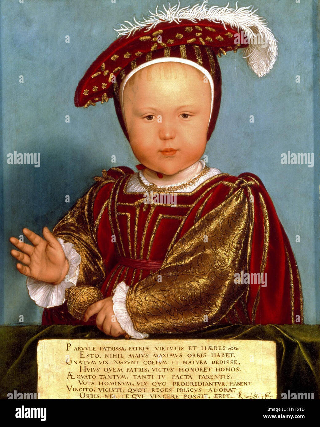 This portrait by Hans Holbein the Younger and his studio depicts Edward ...