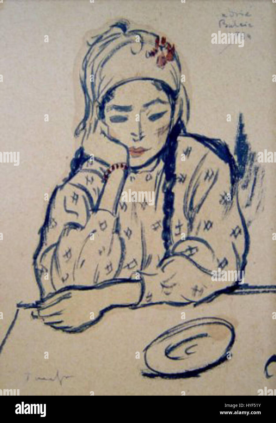 Nicolae Tonitza's 'Tataroica din Balcic' depicts a woman from the Black ...