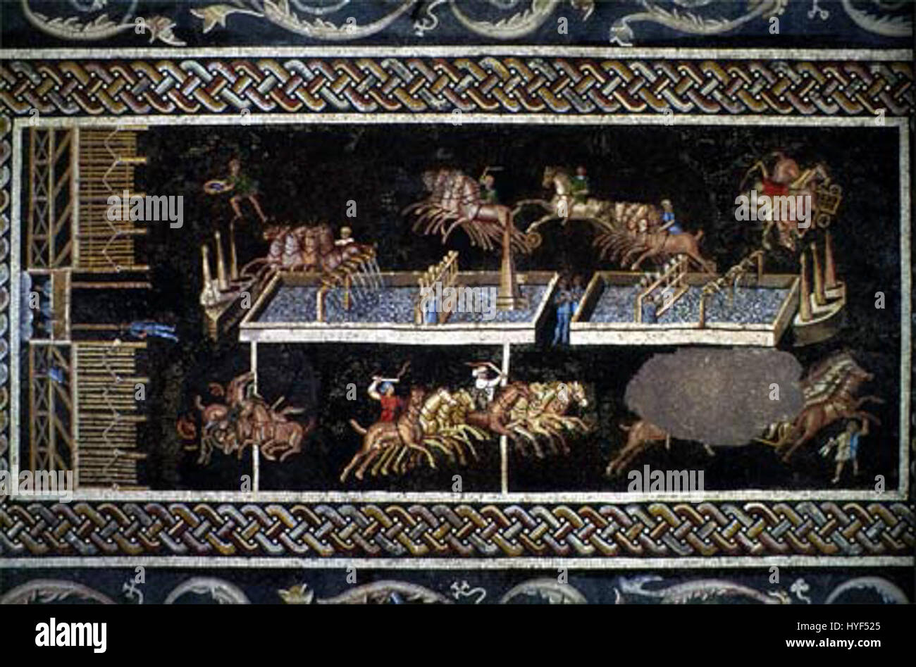 Ancient roman circus mosaic hi-res stock photography and images - Alamy