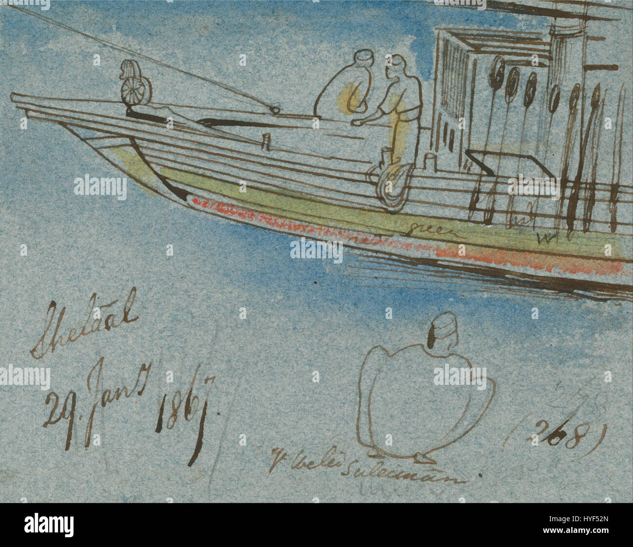 Edward Lear's work 'Shelaal' depicts a whimsical scene filled with ...