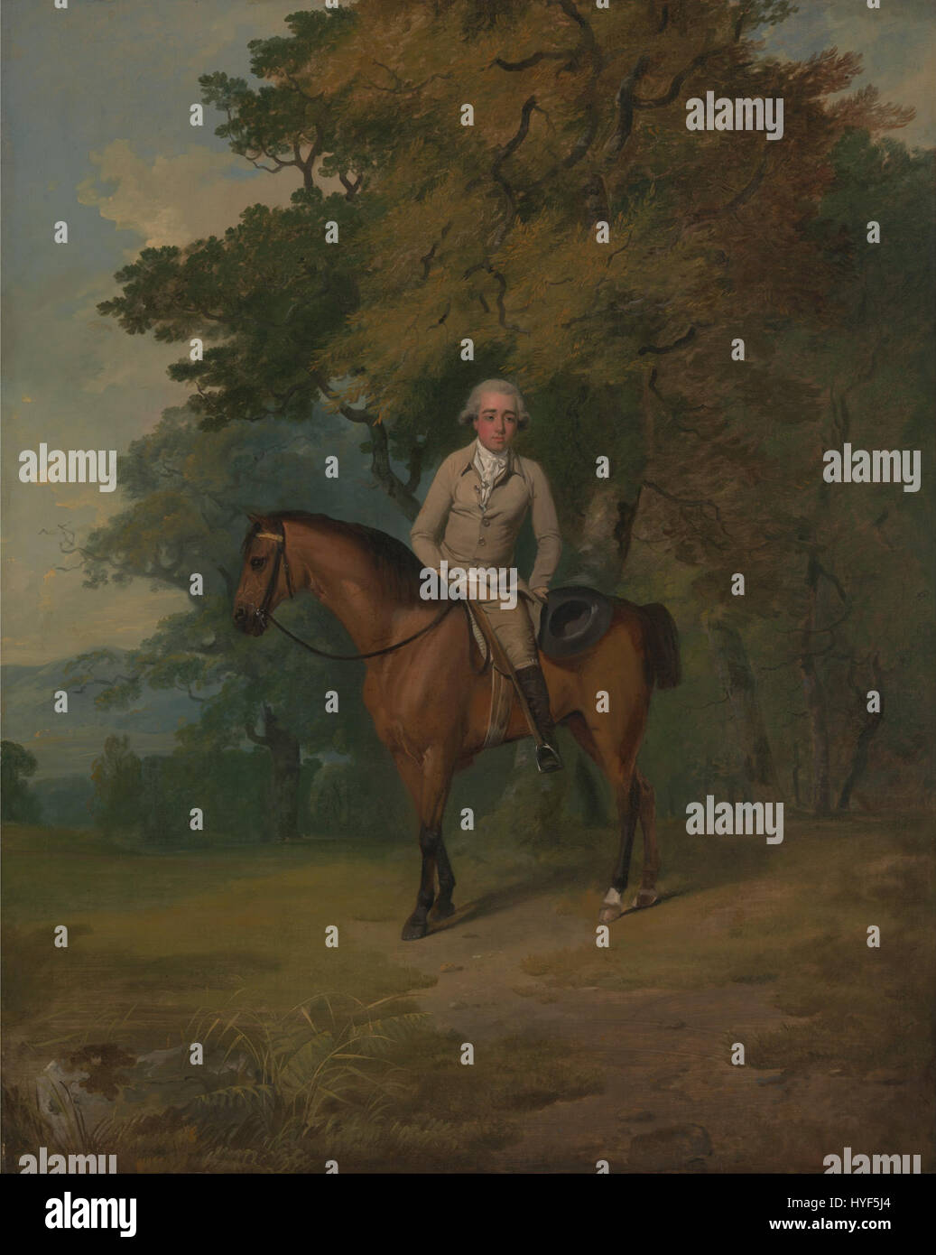 This portrait features Henry Addington, a British statesman who later ...
