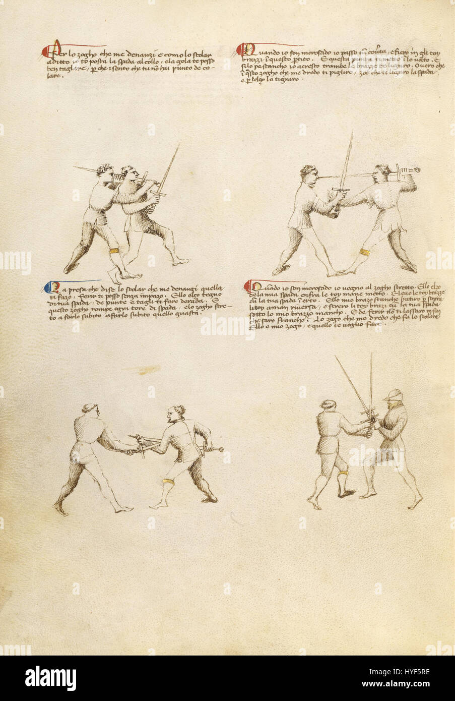 Fiore dei liberi manuscript hi-res stock photography and images - Alamy
