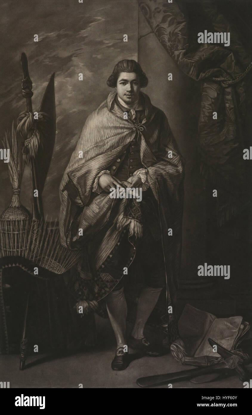 This portrait of Mr. Banks, after Benjamin West's original painting ...