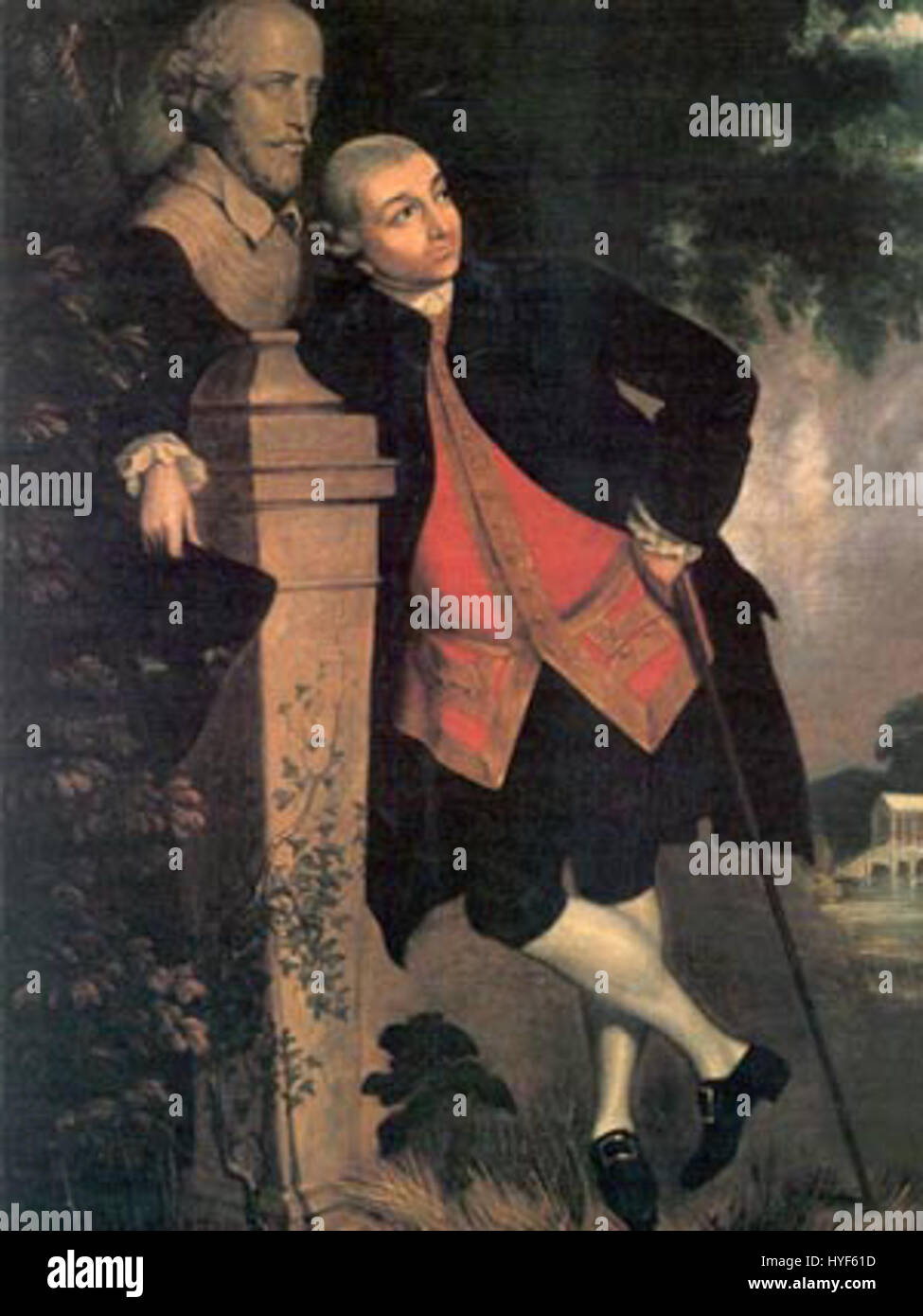 Thomas Gainsborough’s portrait of David Garrick, a renowned actor ...