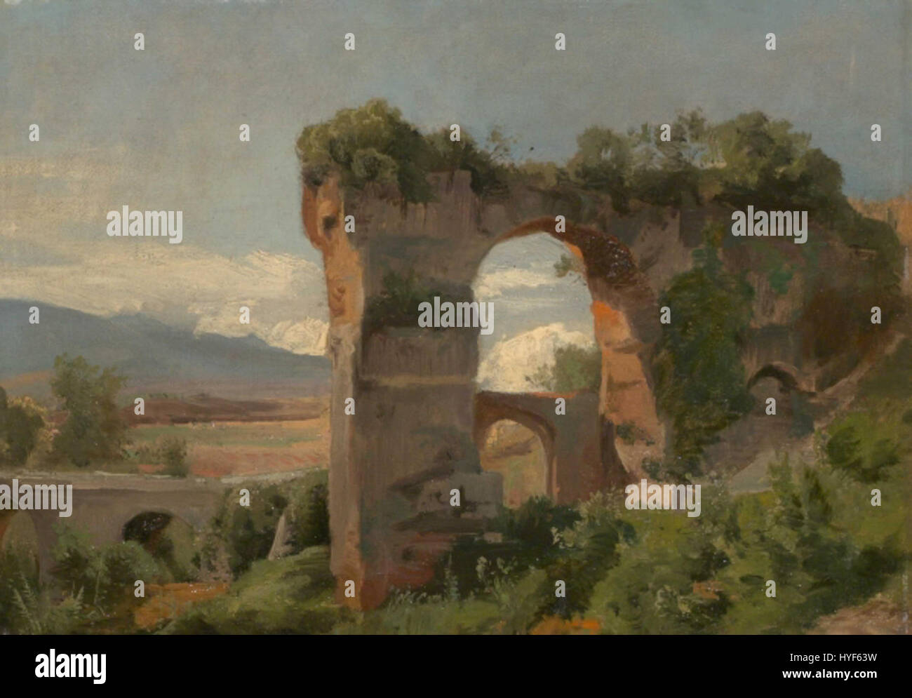 *Wilhelm Riedel Ruina* depicts the ruins of an ancient structure ...