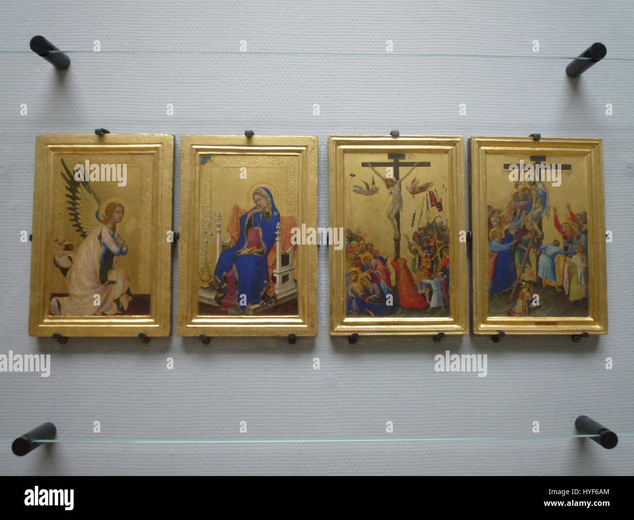 A polyptych by Simone Martini, created for an altar, showcases ...