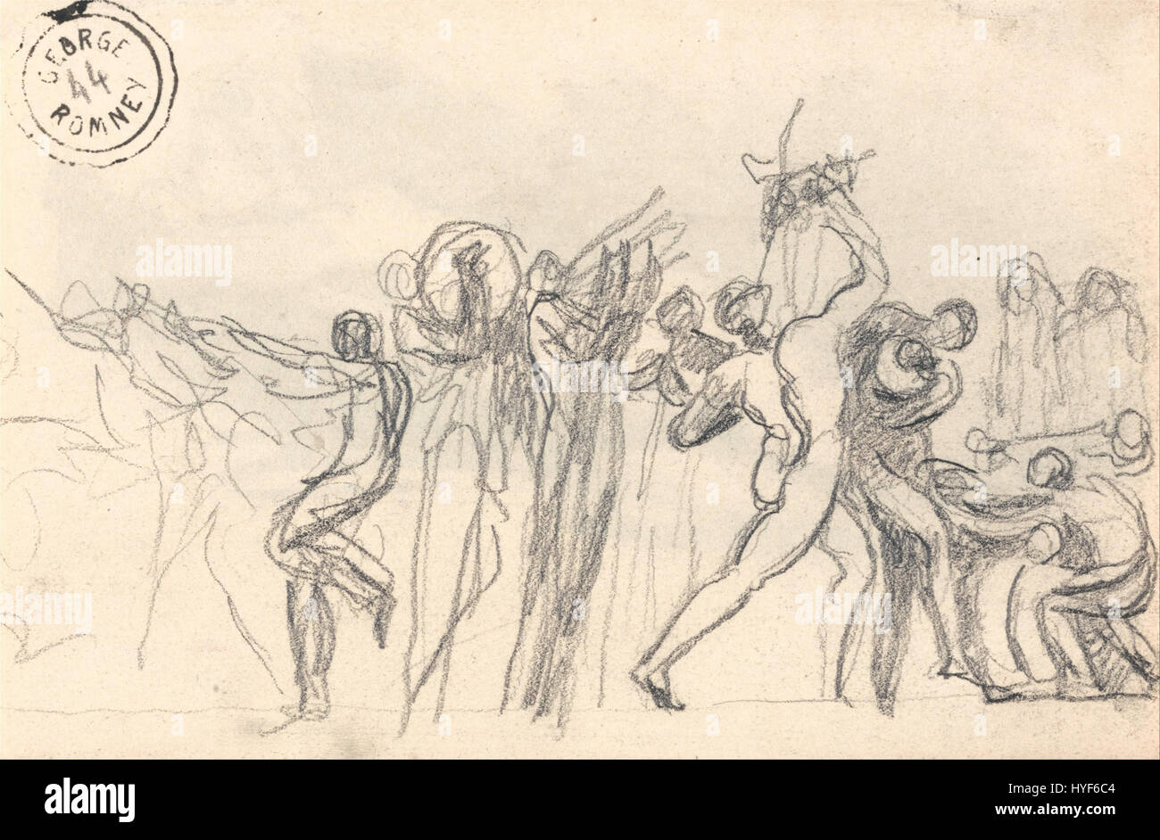 George Romney's painting 'Noah's Children Rejoicing' depicts a moment ...