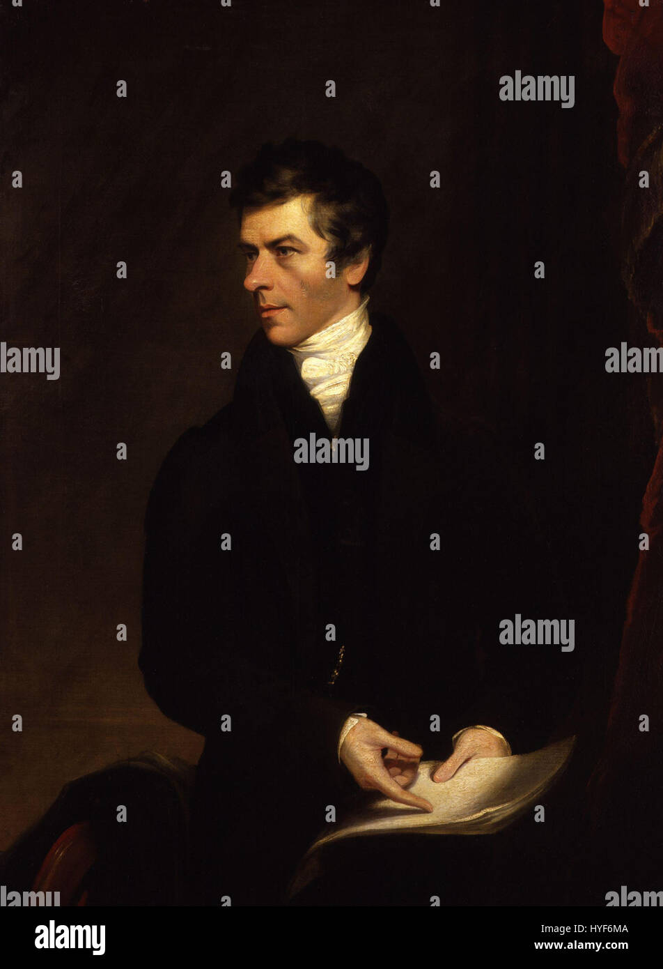 This portrait of Henry Brougham, 1st Baron Brougham and Vaux, was ...