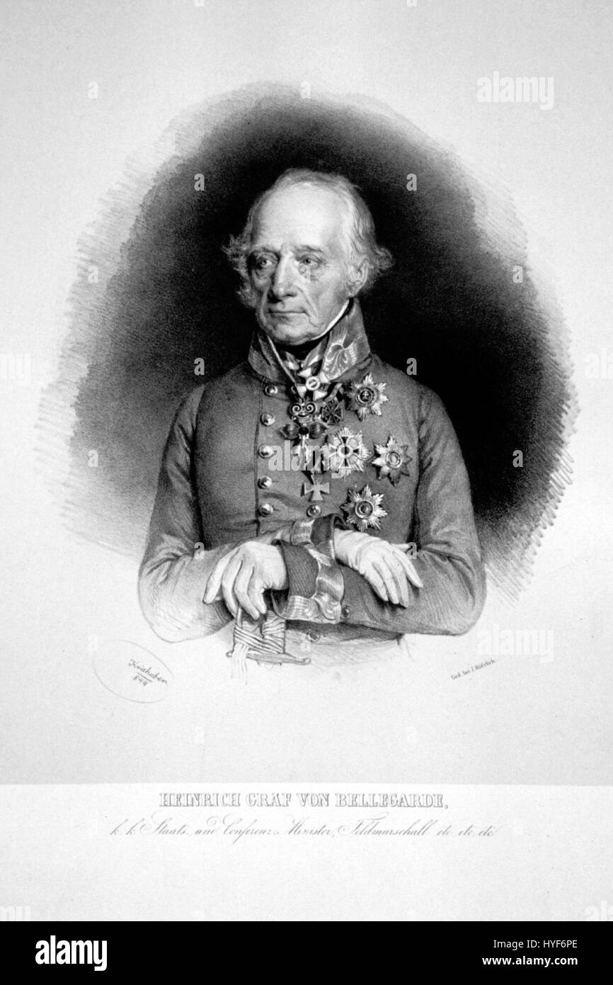Heinrich von Bellegarde was an Austrian general and a key figure in ...