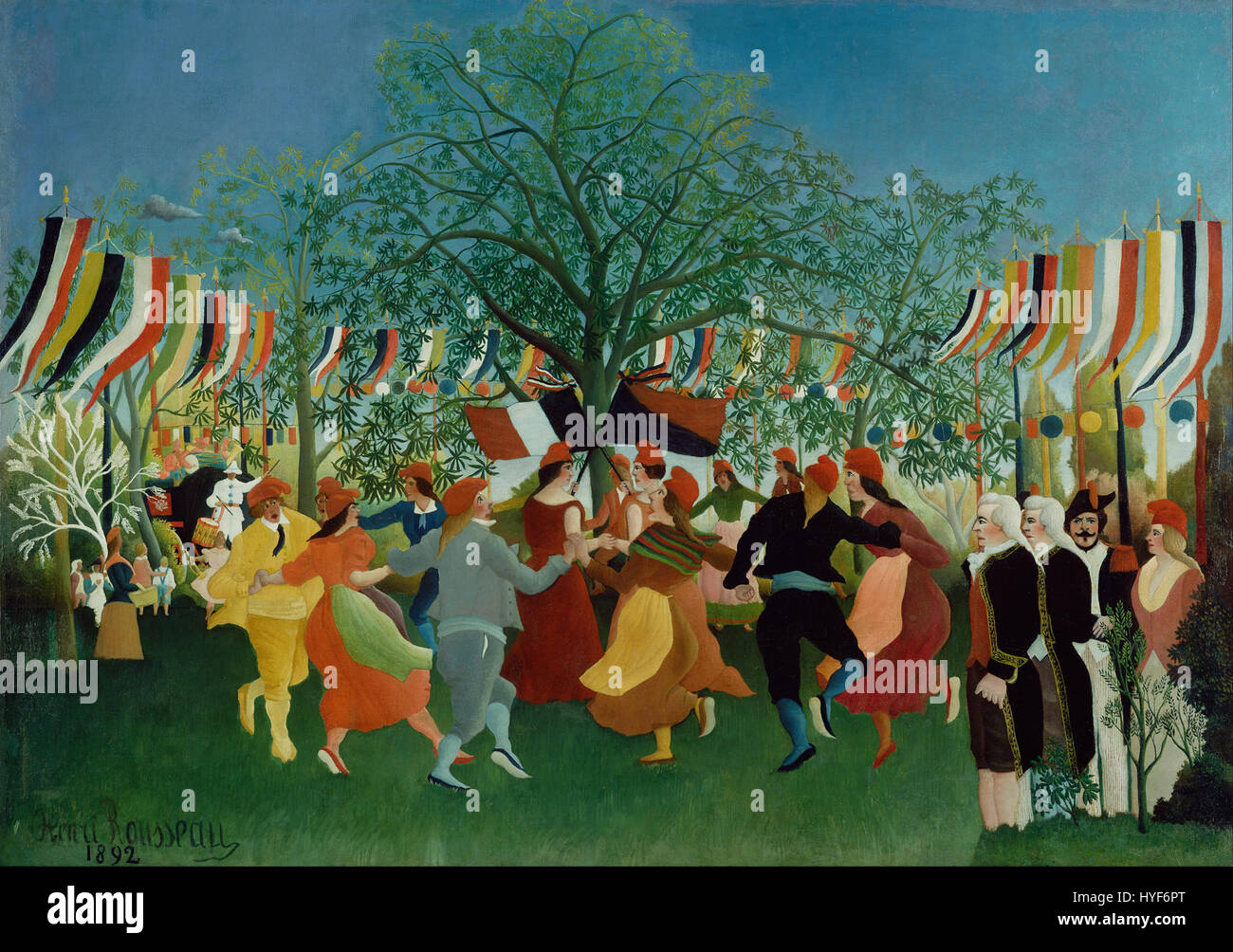Henri Rousseau's 'A Centennial of Independence' is a vibrant work ...