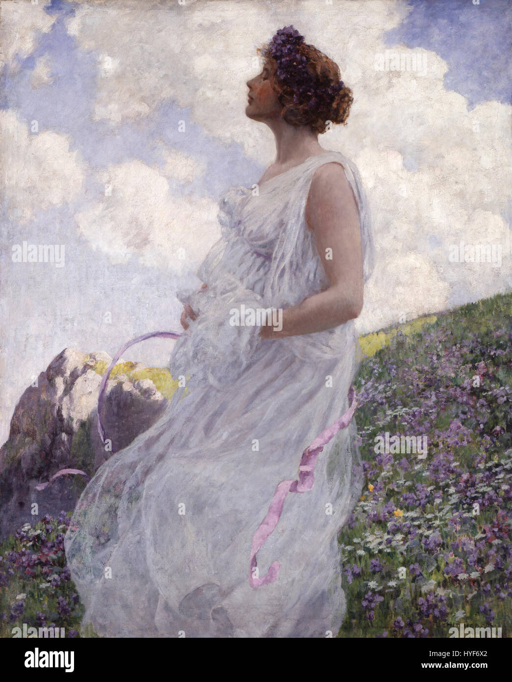 'Calypso' by George Hitchcock is a painting that explores themes of ...