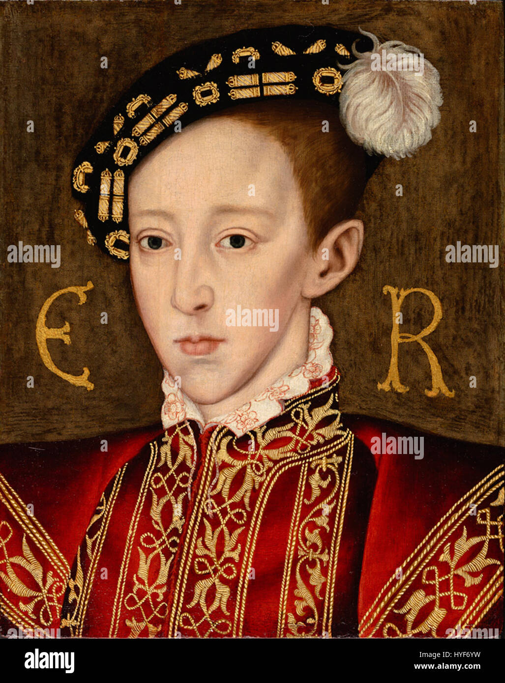 Portrait of Edward VI of England Stock Photo - Alamy