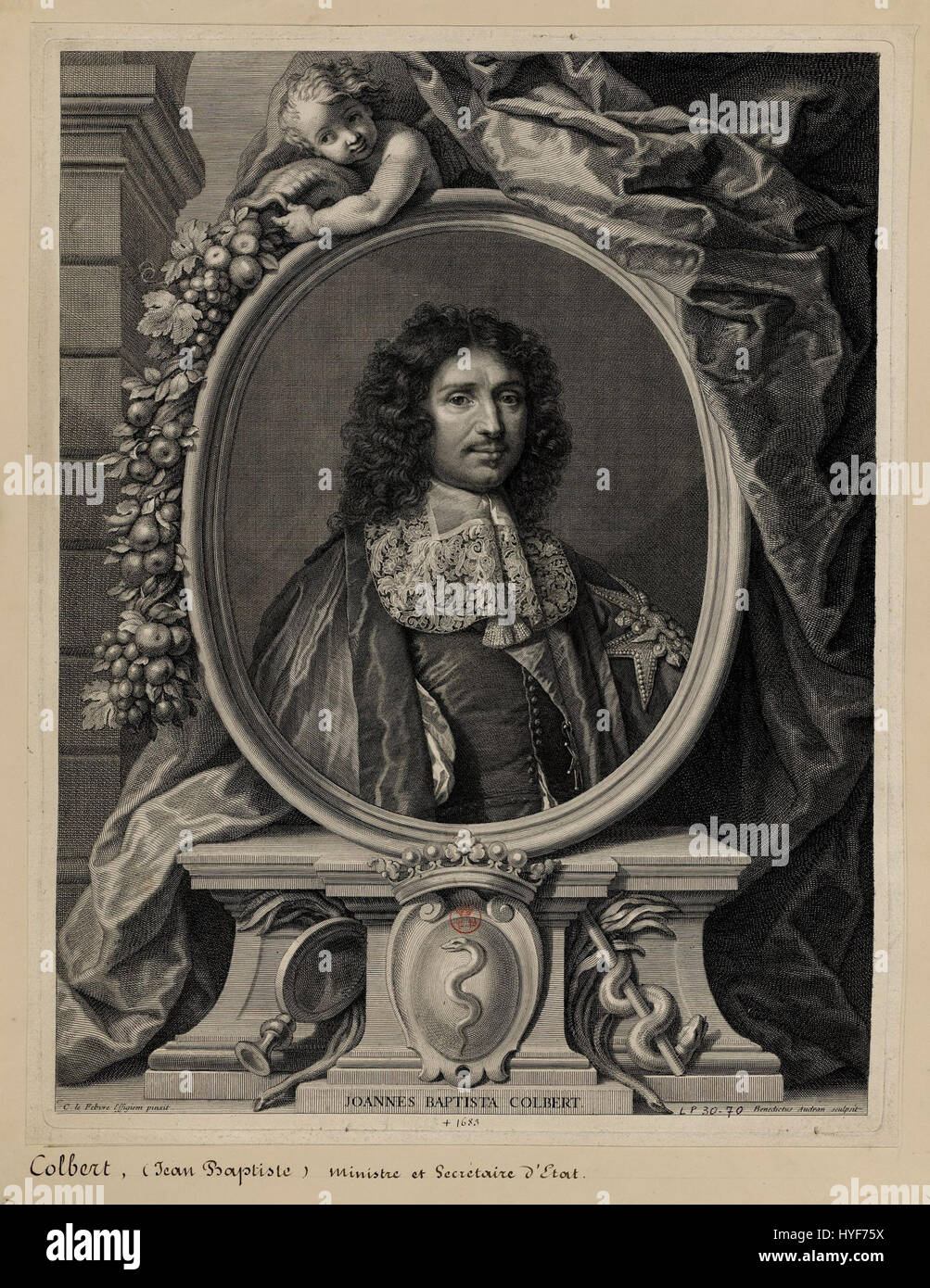 Jean Baptiste Colbert Audran was a French engraver known for his works ...