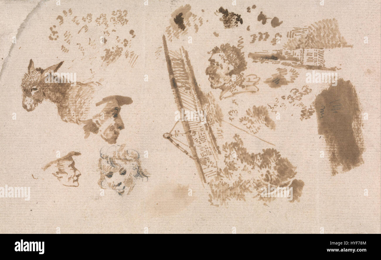 James Ward’s 'A Sheet of Slight Sketches' includes a variety of quick ...