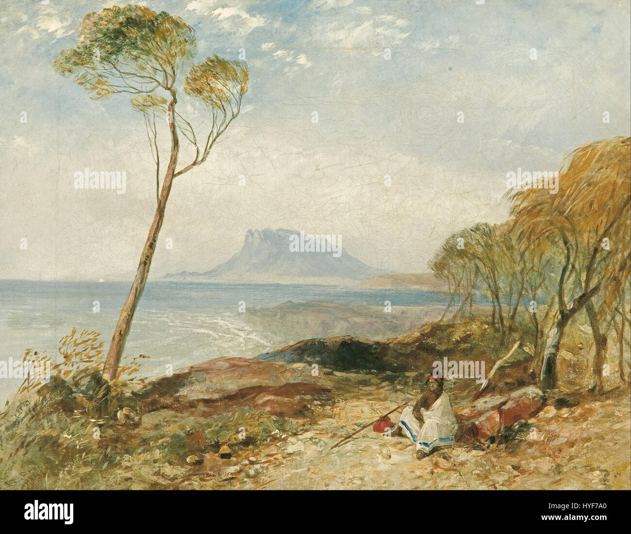 Art painting john skinner prout maria island from little swanport hi ...