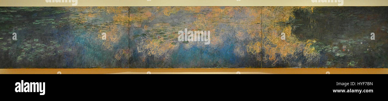 WLA moma Monet Reflections of Clouds on the Water Lily Pond Stock Photo ...