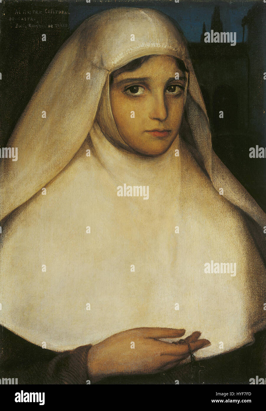 Julio Romero de Torres, a renowned Spanish painter, created this piece ...