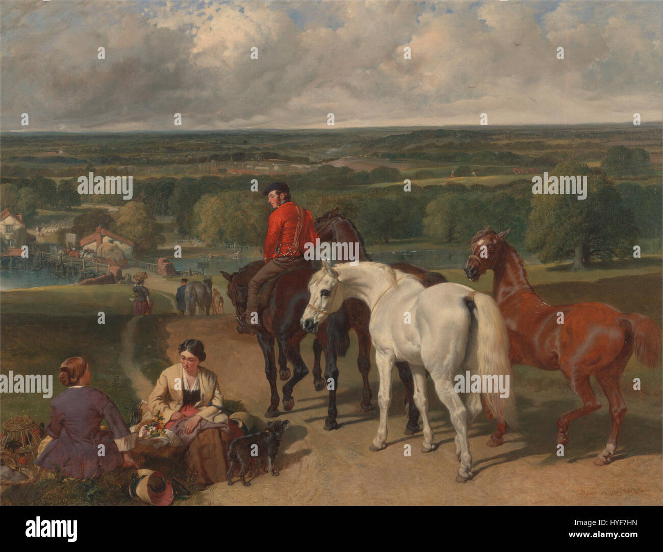 'Exercising the Royal Horses' by John Frederick Herring is an ...