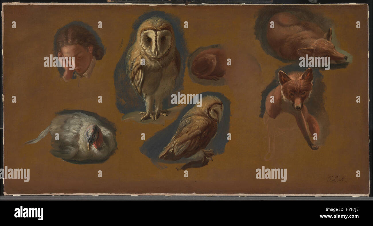 This study by Jacques Laurent Agasse shows his skill in capturing the ...