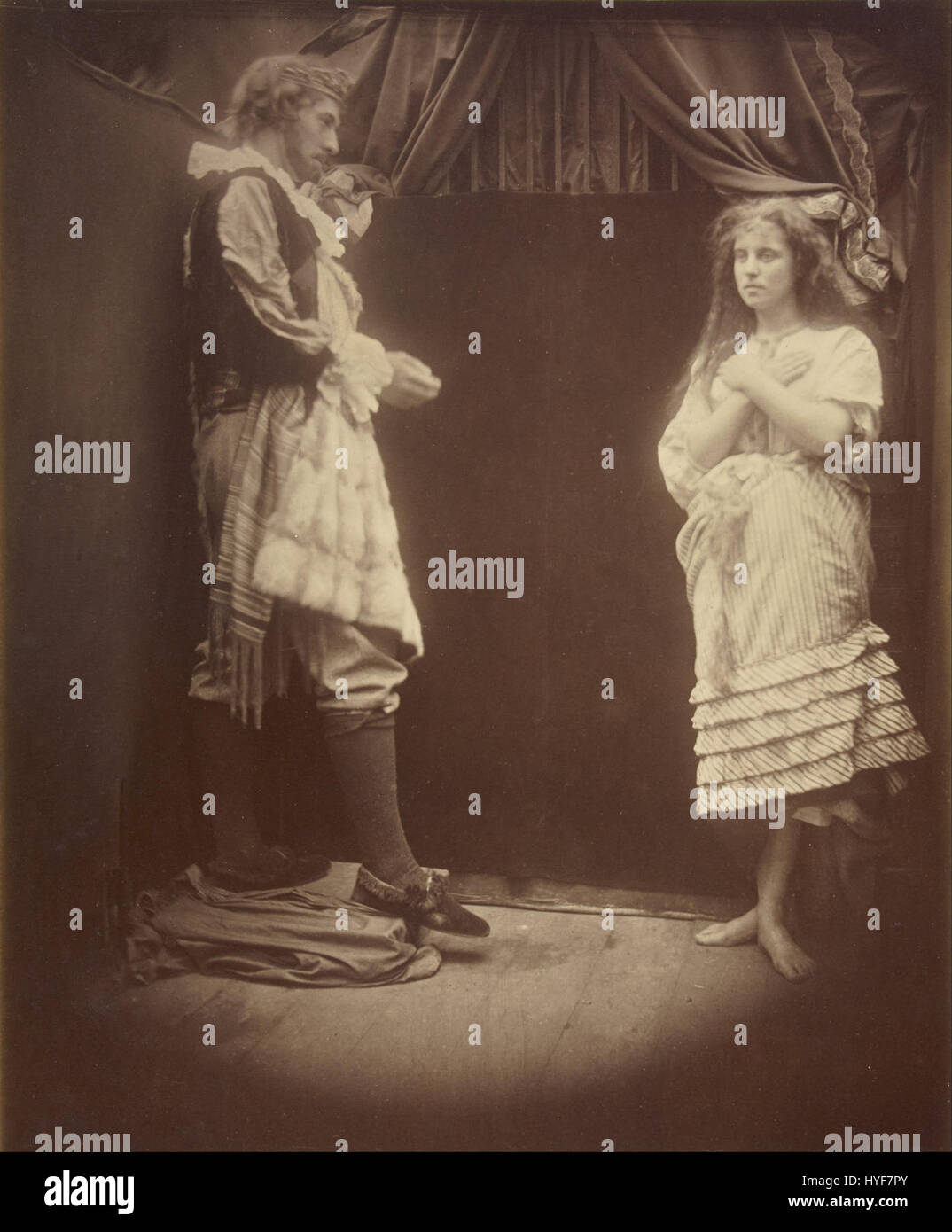 Julia Margaret Cameron's photograph 'King Cophetua and the Beggar Maid ...