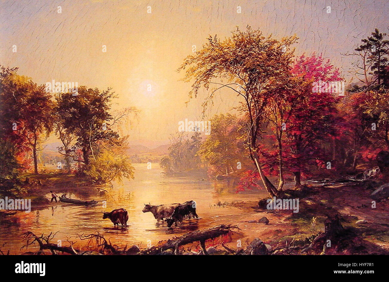 Jasper Francis Cropsey Autumn in America Stock Photo - Alamy