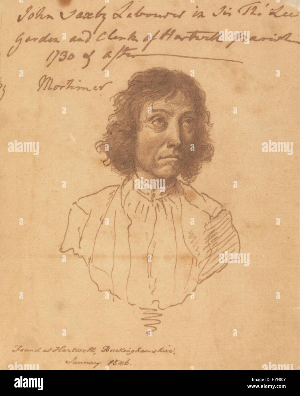 John Hamilton Mortimer's 'Portrait of John Saxby' is an 18th-century ...