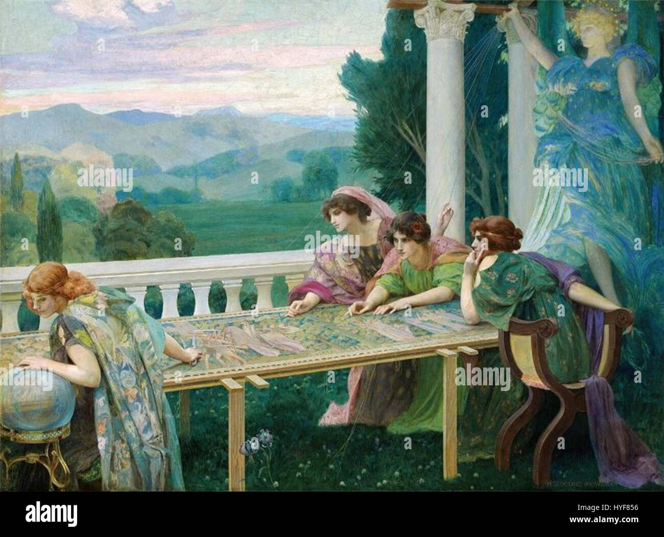 'Le destin' by Henry Siddons Mowbray explores the theme of fate and ...