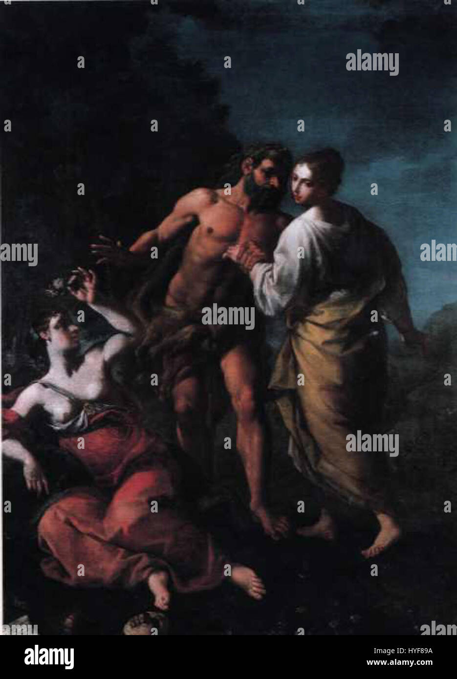 ‘Hercules en la Encrucijada’ by Lorenzo Pasinelli is a 1690 painting ...