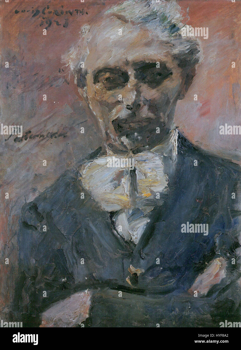 This portrait, painted by Lovis Corinth in 1923, depicts Leonid ...
