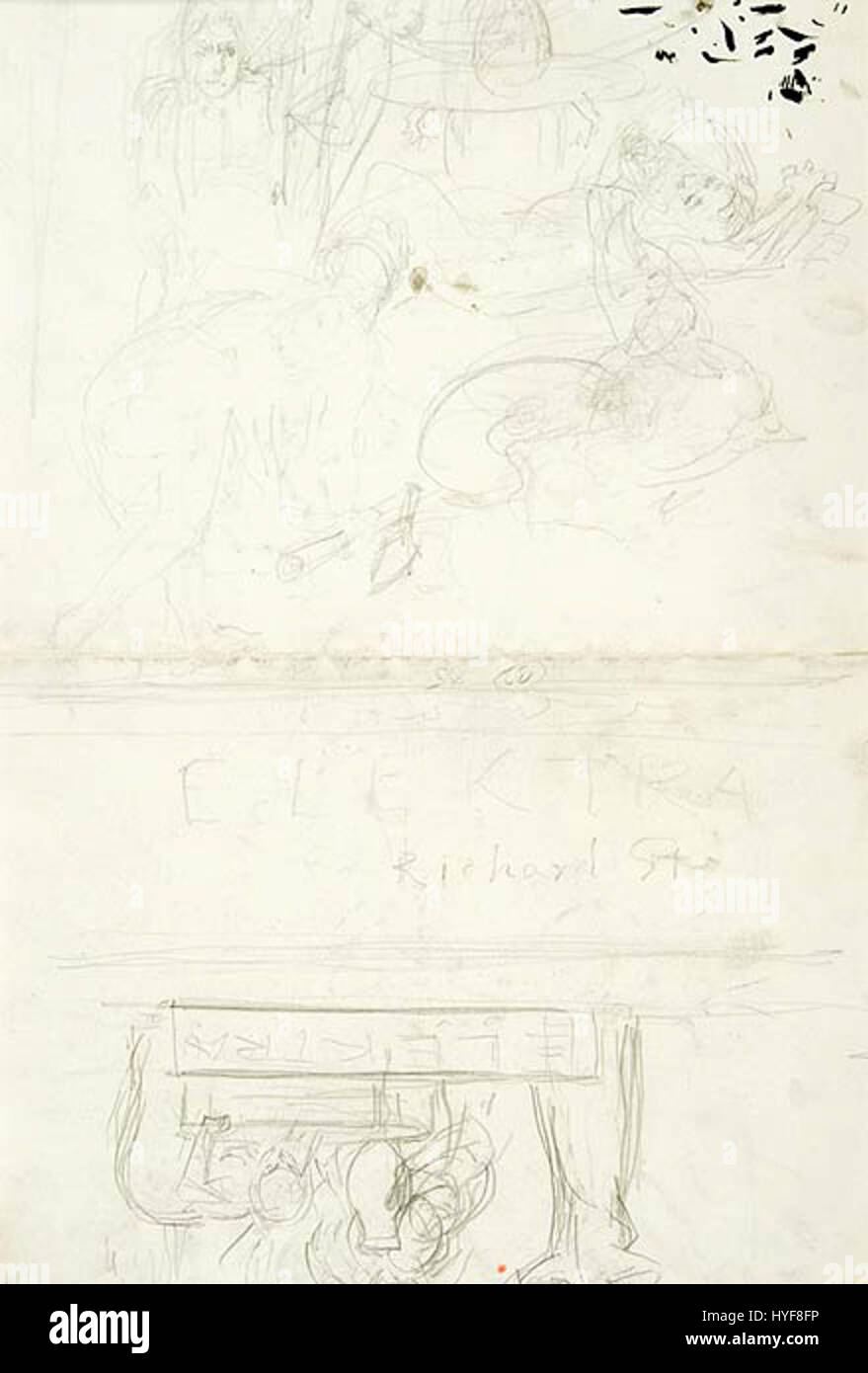 Lovis Corinth’s 'Entwurf zu Elektra 2' is a preliminary sketch for a ...