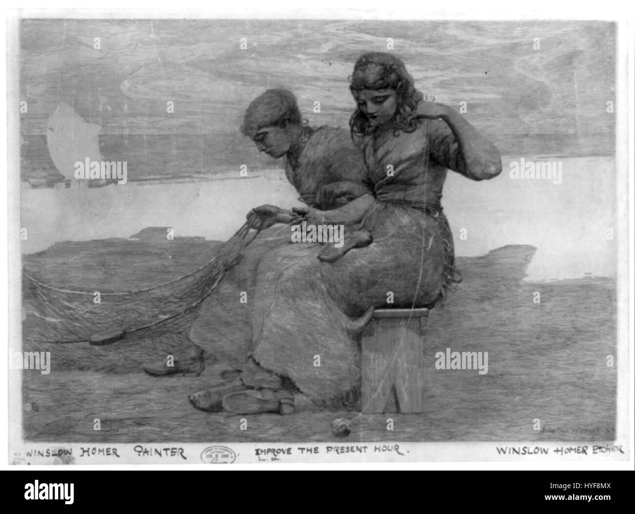 'Improve the Present Hour' by Winslow Homer is a painting reflecting ...